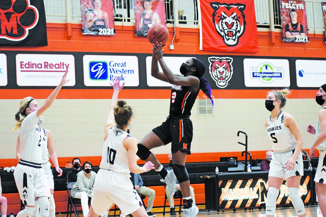 PREP GIRLS BASKETBALL: Balanced scoring carries Marshall to 78-46 ...